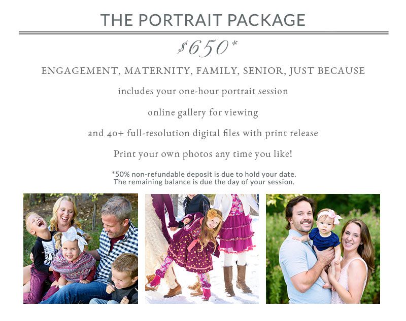 Portrait Package » Melissa Yocum Photography